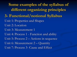 ORGANIZING THE COURSE | PPT