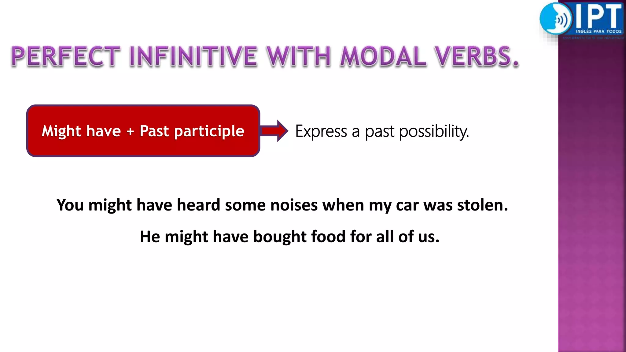 Unit 8 perfect infinitive | PPTX