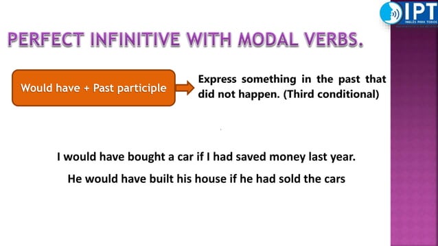 Unit 8 perfect infinitive | PPTX