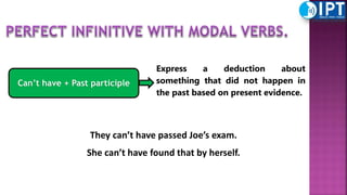 Unit 8 perfect infinitive | PPTX