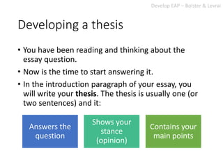Unit 8 - preparing to write | PPTX
