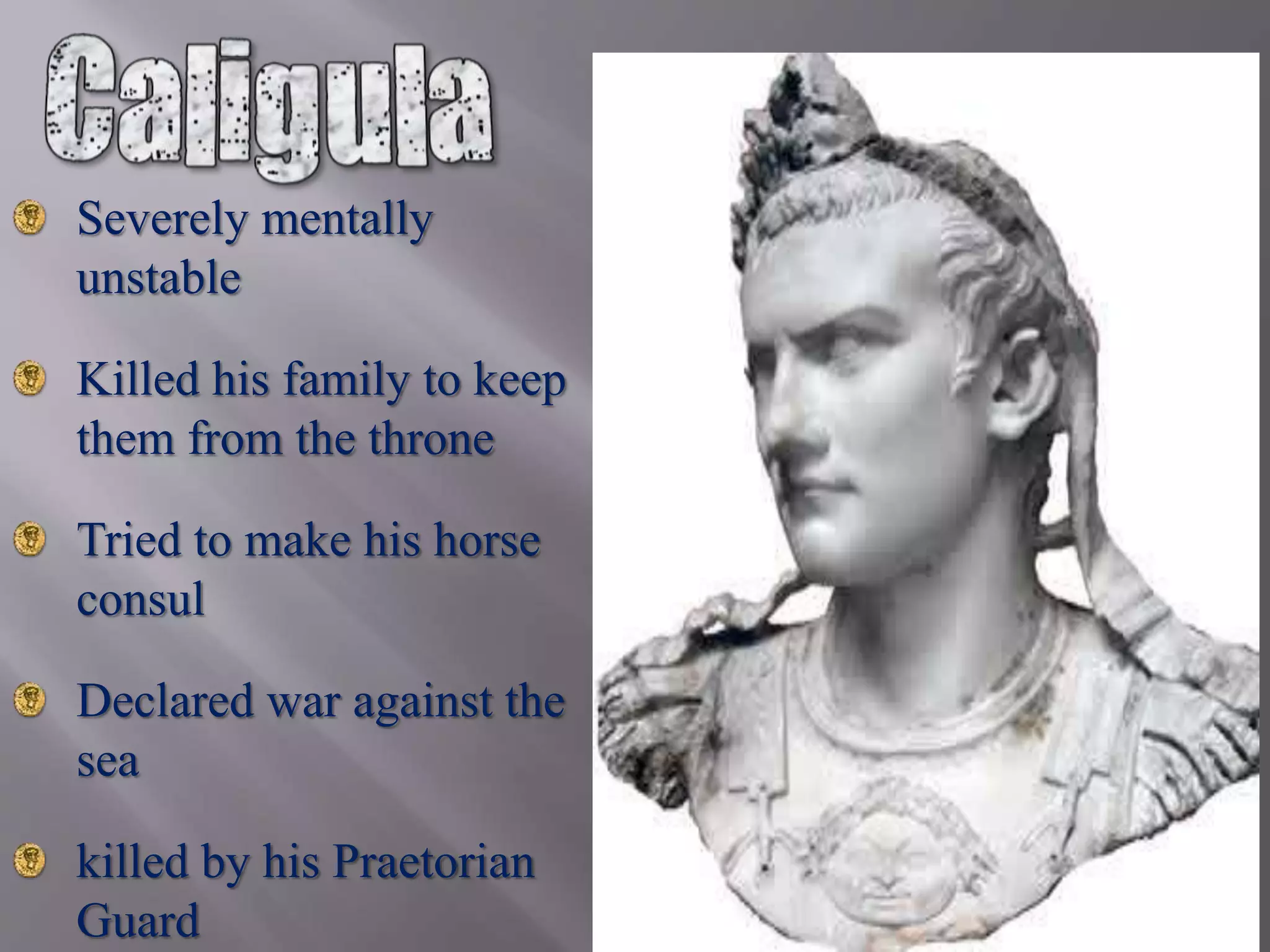 Unit 8 student ppt roman emperors | PPT