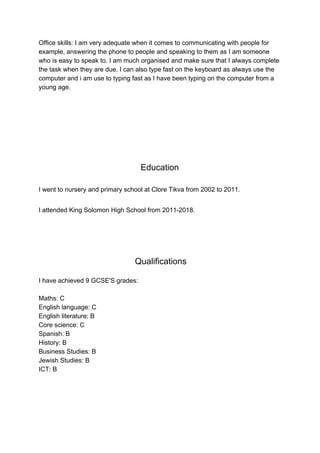 Unit 8 - task 5 | PDF