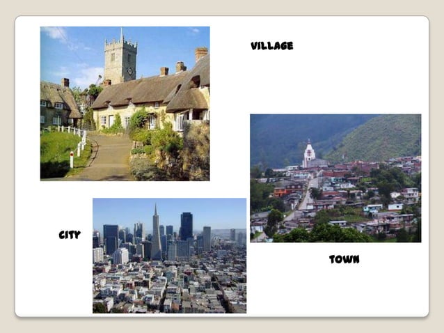 Unit 8. Villages, towns and cities | PPTX