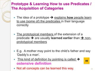 Unit 8 Words and Things - Extensions and Prototypes | PPTX