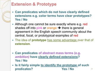 Unit 8 Words and Things - Extensions and Prototypes | PPTX