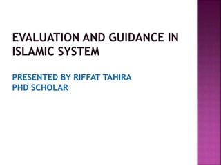 The Islamic system of education | PPTX