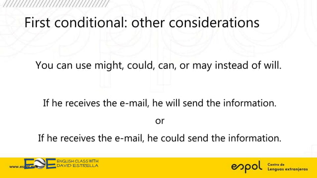 Unit 8 a first & second conditional | PPT