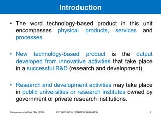 Commercialization of New Technology-Based Product | PPT