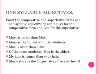 E2 Unit 8 comparatives & superlatives | PPT