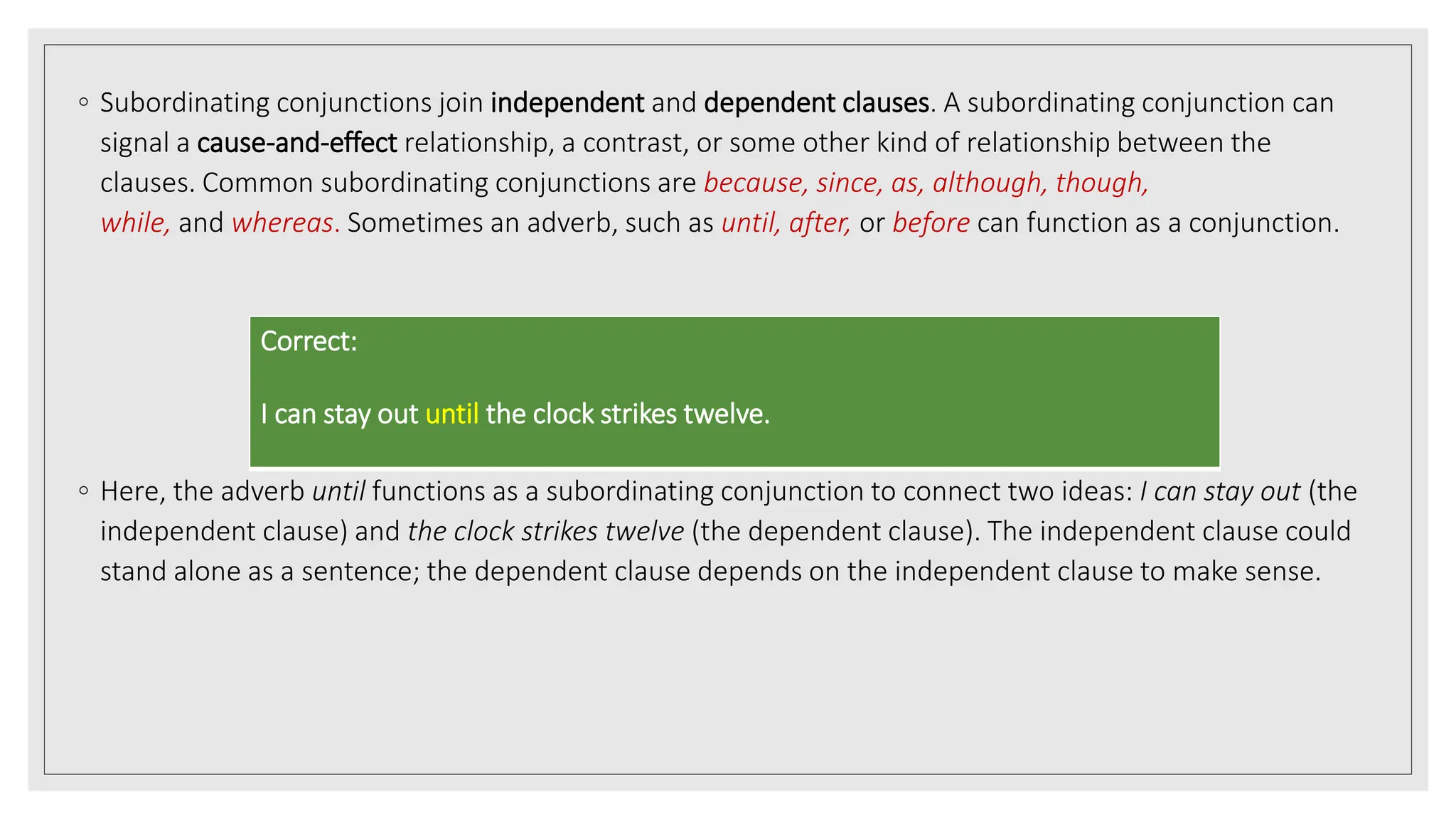 Powerpoint Slides - Grammar - Conjunction.pptx | Free Download