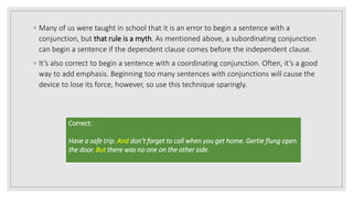 Powerpoint Slides - Grammar - Conjunction.pptx | Free Download