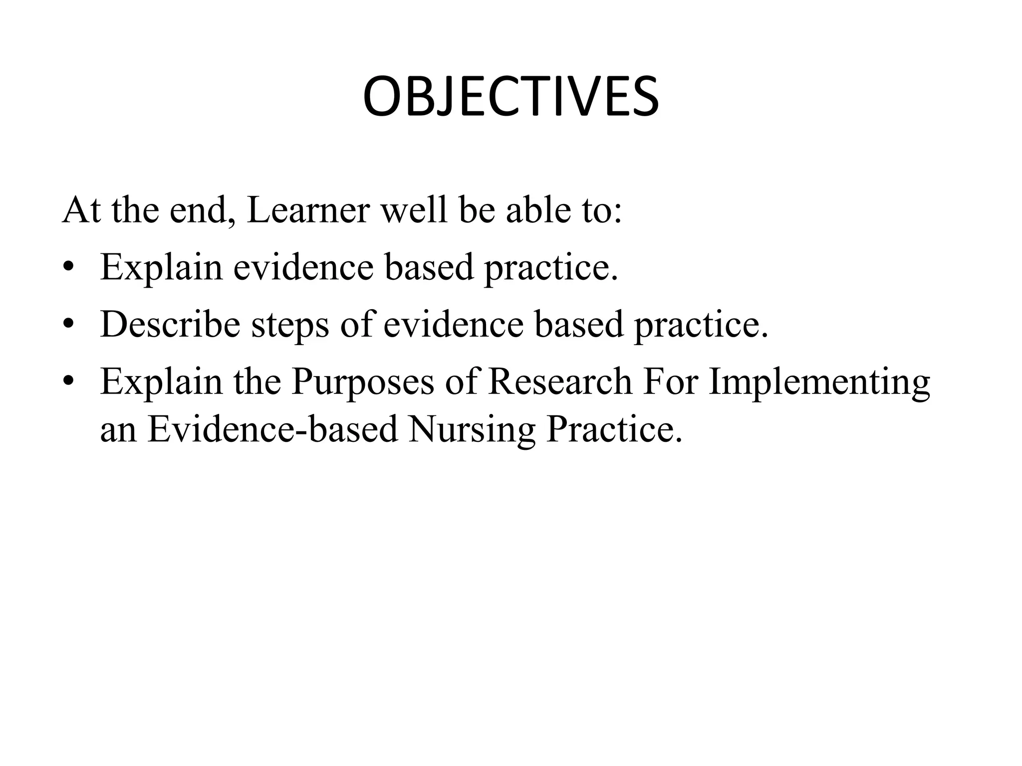 Unit 8 evidence based practice | PDF