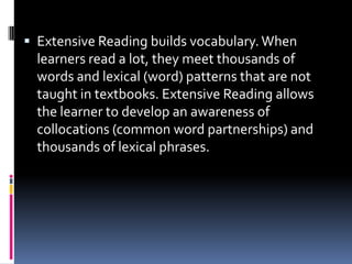 Unit 8 extensive reading | PPTX | Homework and Study | Education