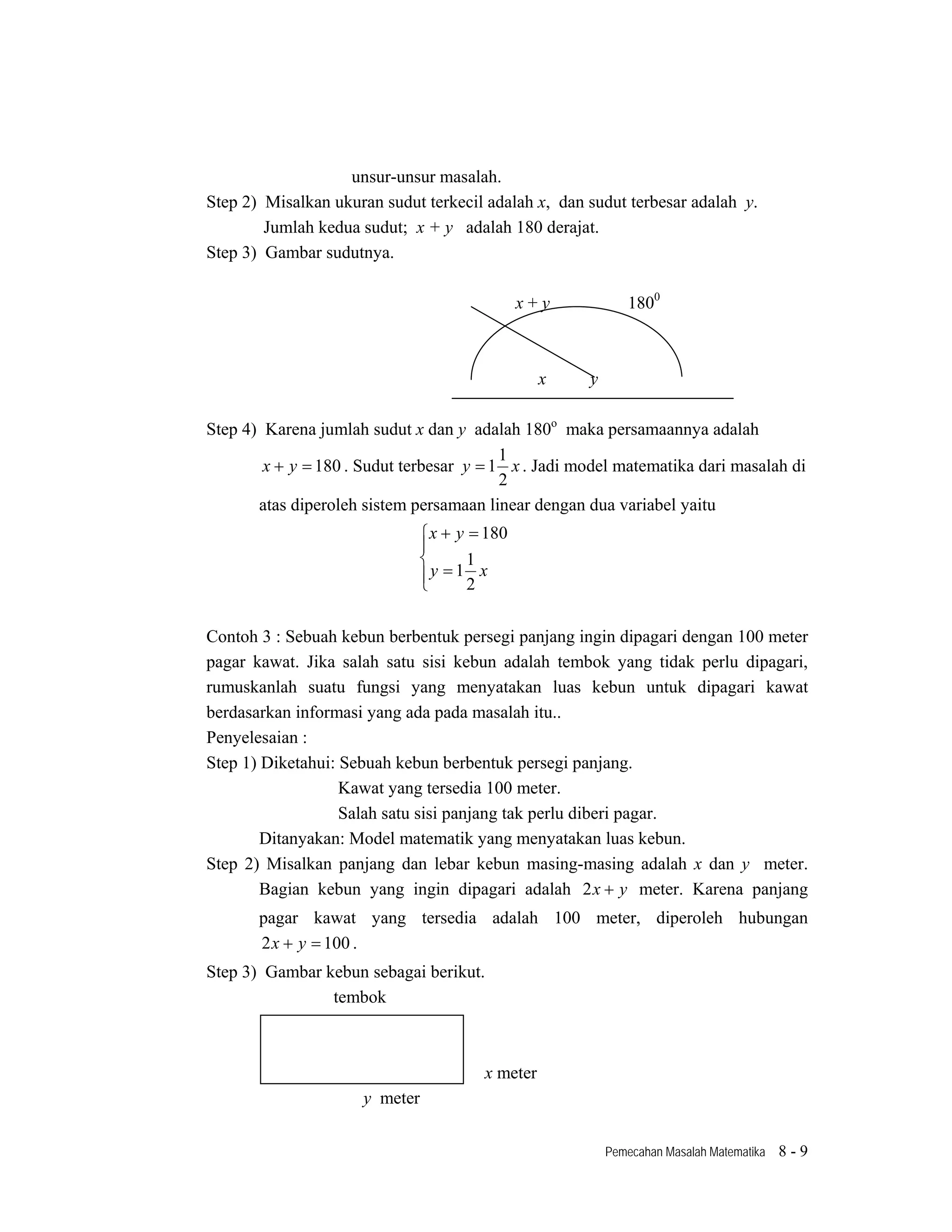 Unit8 konsep dasar_pemodelan_matematika | PDF