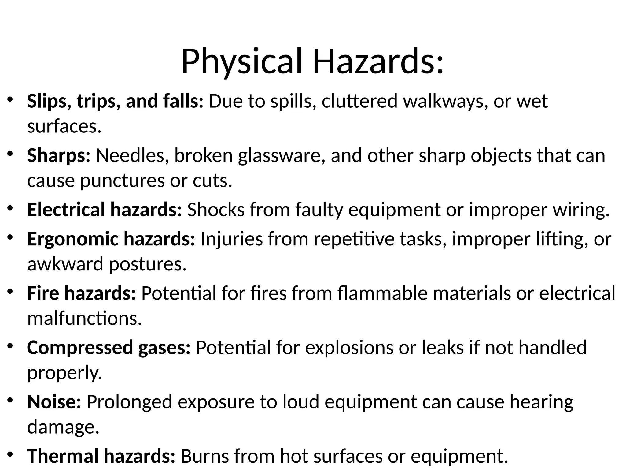 Unit 8 Lab hazards and lab safety 1st part for medical laboratory | PPTX