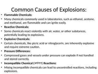 Lab hazards and lab safety 2nd part for medical labortory | PPTX