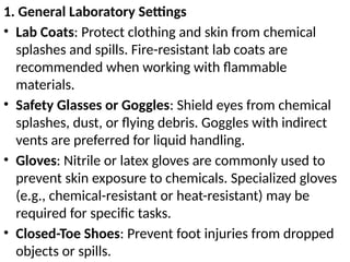 Lab hazards and lab safety 2nd part for medical labortory | PPTX