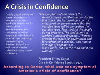 Unit 8 lesson 1 nixon, ford and carter | PPT