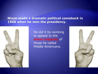Unit 8 lesson 1 nixon, ford and carter | PPT