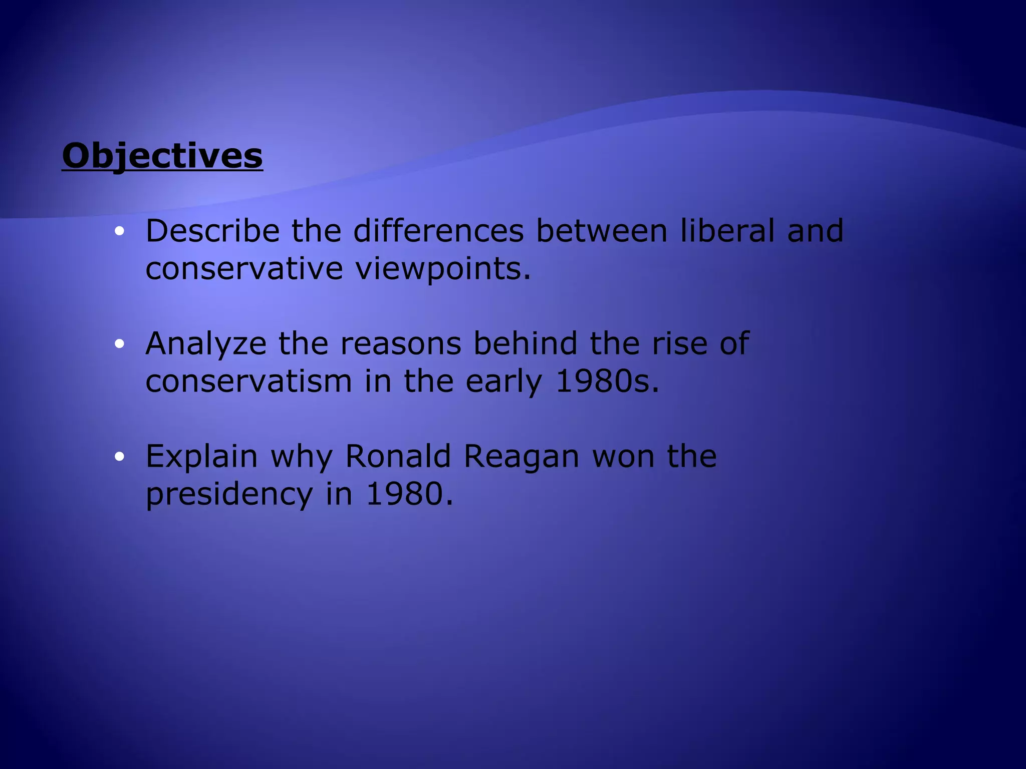 Unit 8 lesson 3 the conservative movement grows | PPT