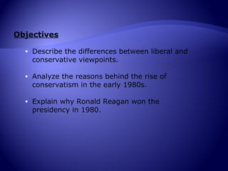Unit 8 lesson 3 the conservative movement grows | PPT