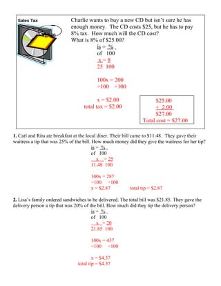 Unit 8 lesson 4 tax & tip | DOC