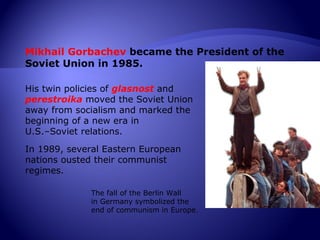 Unit 8 lesson 5 end of the cold war and post war policy | PPT