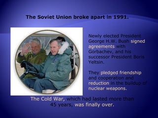 Unit 8 lesson 5 end of the cold war and post war policy | PPT