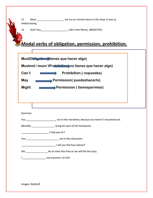 Unit 8 let make be allowed to , modal verbs obligation permission ...