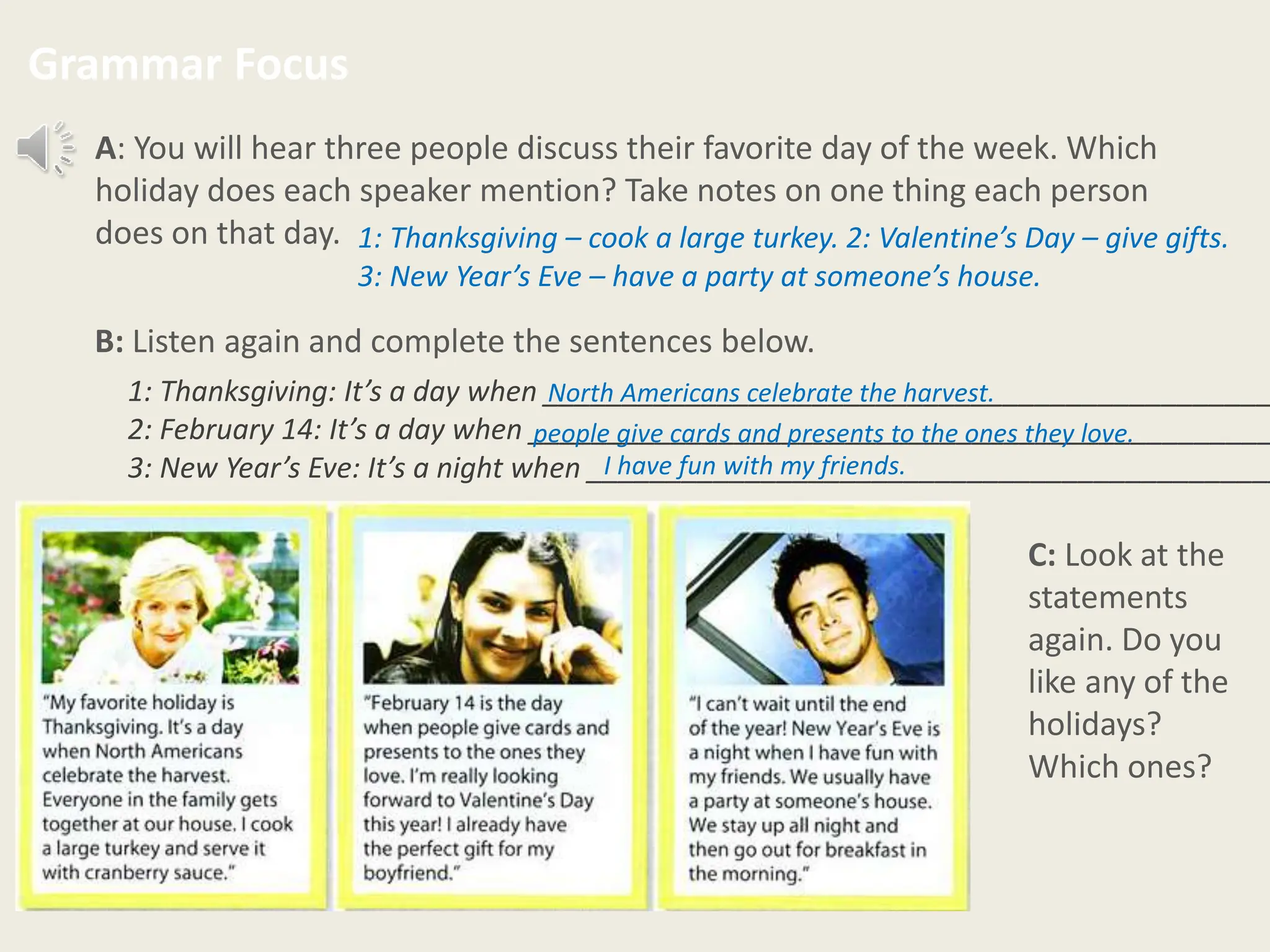 Unit 8 Let's celebrate Interchange 2 3rd | PPT