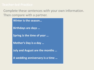 Unit 8 Let's celebrate Interchange 2 3rd | PPT