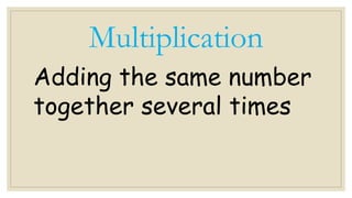 Unit 8 multiplication and division | PPT