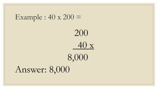 Unit 8 multiplication and division | PPT