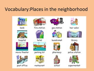Unit 8 neighborhood | PPT
