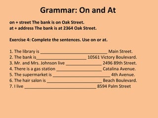Unit 8 neighborhood | PPT