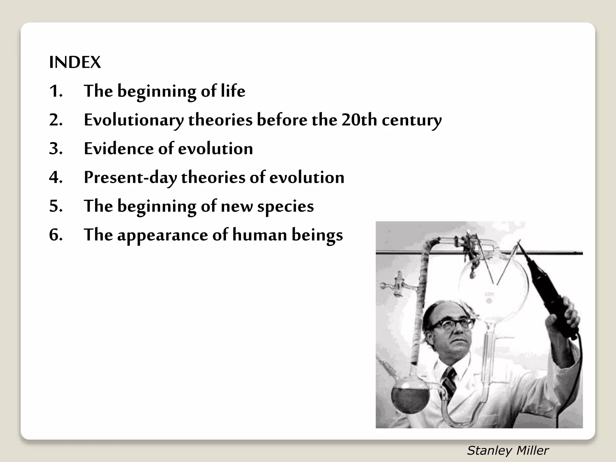 Unit8: Origin and Evolution of Life | PPTX