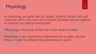 UNIT - 8 - PHYSIOLOGY AND INJURIES IN SPORTS | PPTX