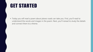 Unit 8 Poems Lessons | PPTX