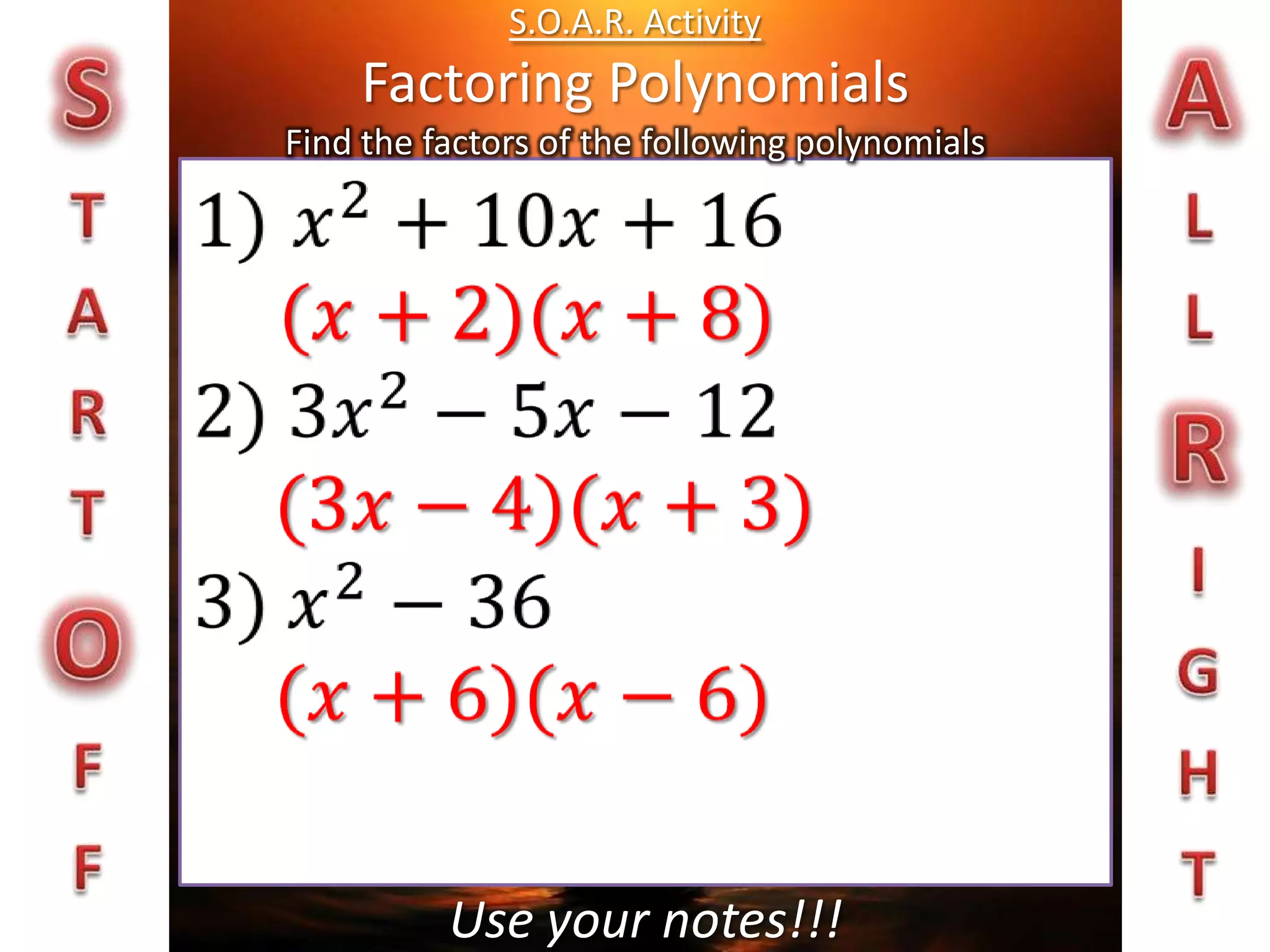 Unit 8(rational expressions) week 22 - simplifying rational expressions ...