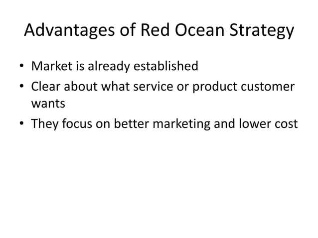 Unit 8 Red blue purple ocean strategy.ppt.pptx | Business | Business ...