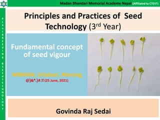 Unit 8 Seed vigor.pptx