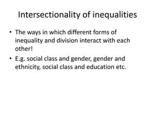 Unit 8 structures of inequality | PPTX
