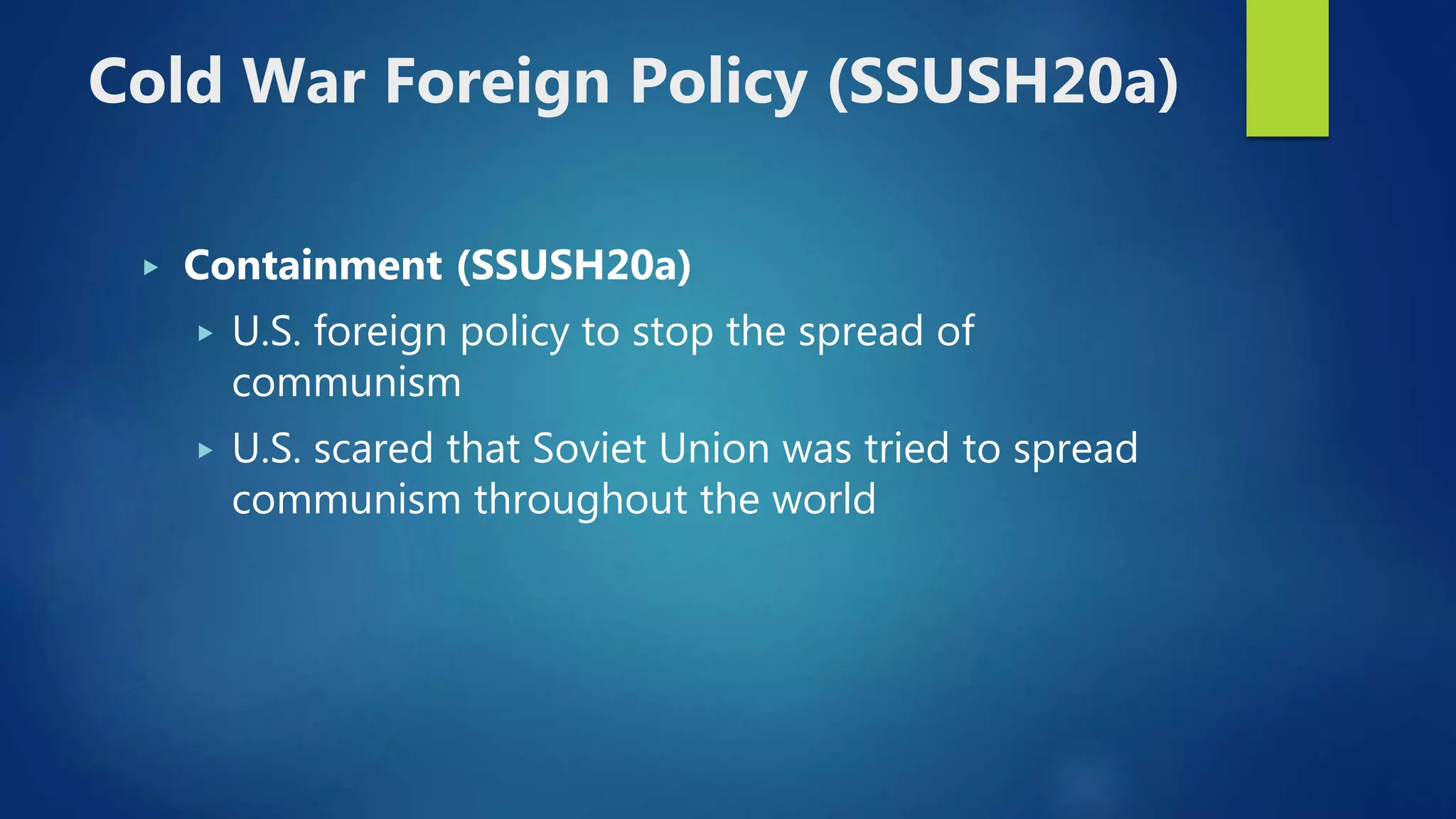 Unit 8 Cold War & Civil Rights | PPTX