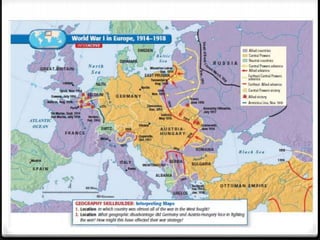 Unit 8 the first world war and the russian revolution | PPT
