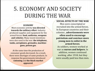 Unit 8 the first world war and the russian revolution | PPT