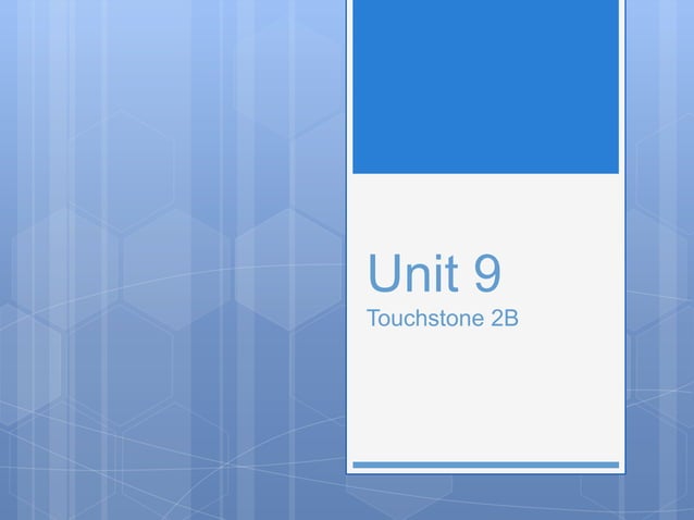 Unit 9 | PPT
