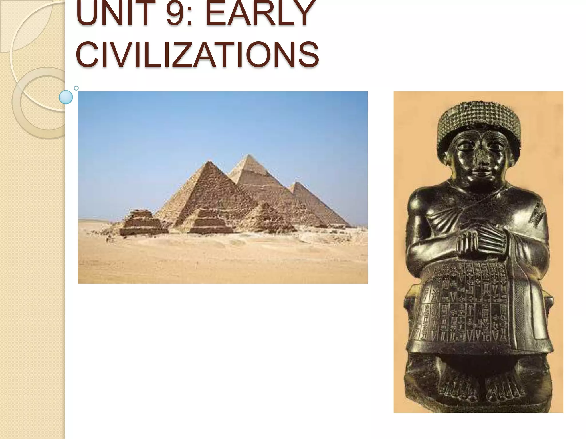 Unit 9: Ancient Civilizations | PPTX