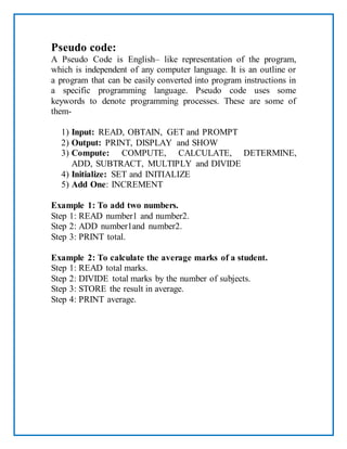 programming concept | DOCX