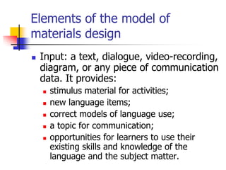ESP MATERIAL DESIGN | PPT